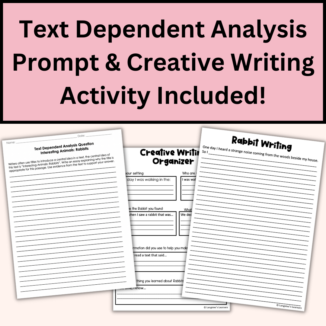 Nonfiction Information Text Close Reading Spring - Classful