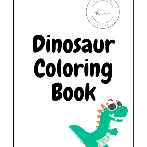 Green Dinosaur Coloring Book - Classful