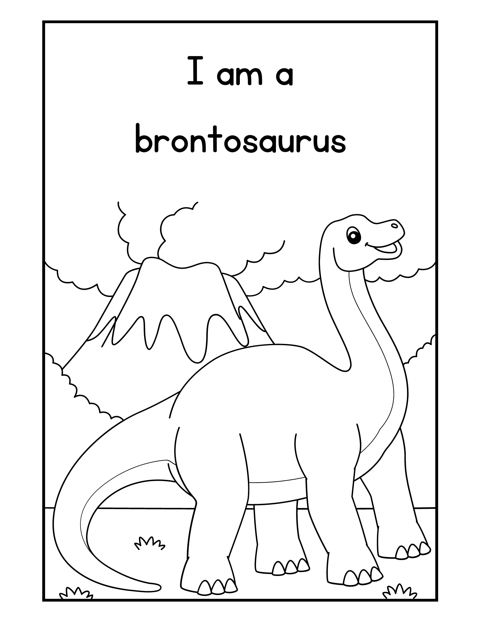 Green Dinosaur Coloring Book - Classful