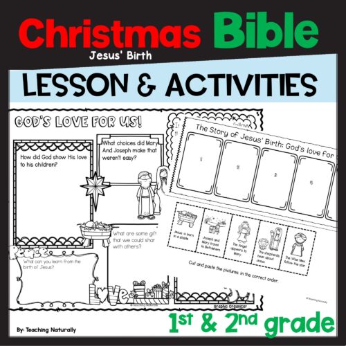 Christmas Bible Lesson and Activities Jesus' Birth 1st 2nd Primary ...