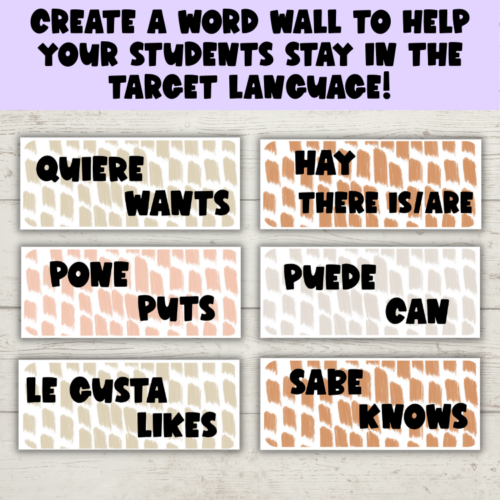 Sweet 16 Verbs | Spanish Common Verbs | POSTERS | Word Wall | Bulletin ...