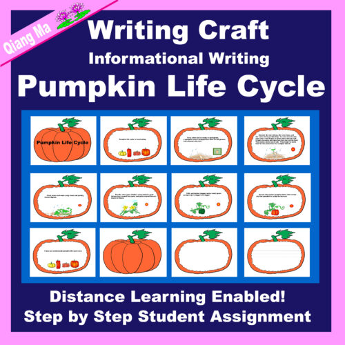 Informational Writing Craft- Pumpkin Life Cycle - Classful