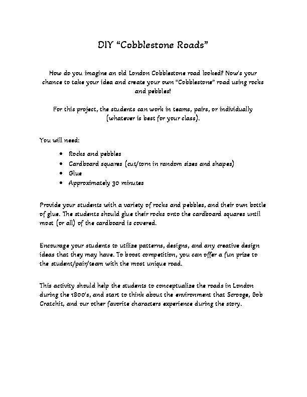 A Christmas Carol STEM/STEAM Activities - Classful