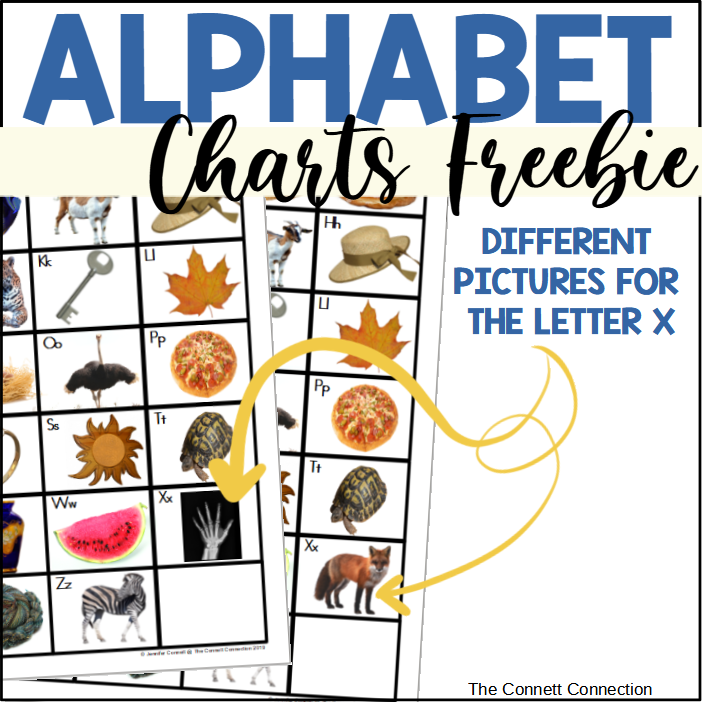 Alphabet Charts Freebie - Classful