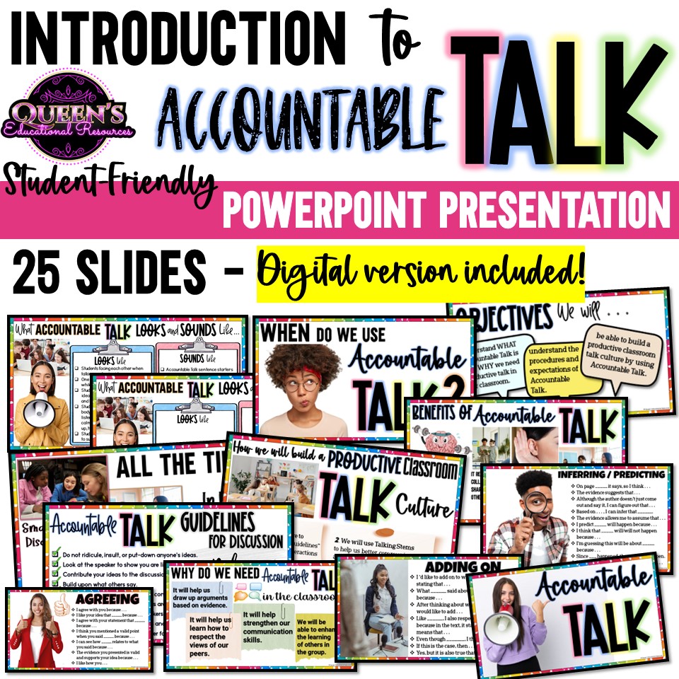 Accountable Talk Introduction PowerPoint and Tools - Classful