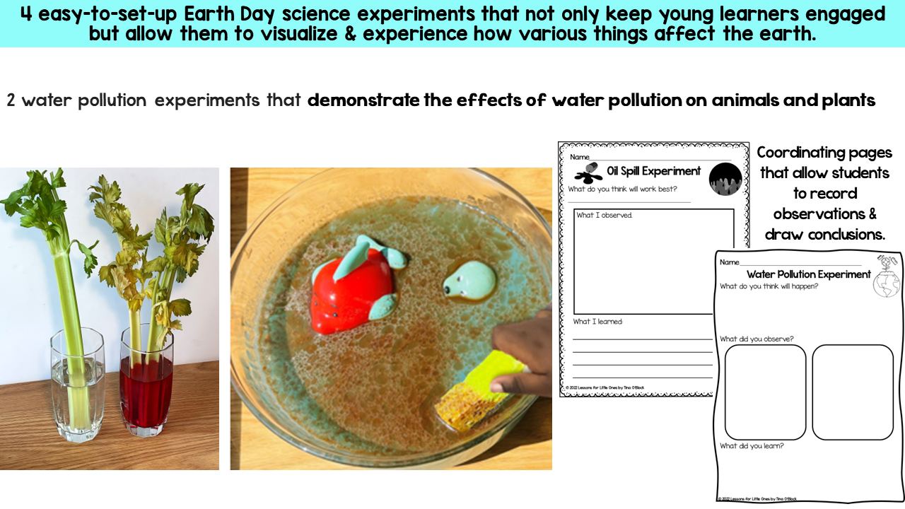 Earth Day Activities Crafts Bulletin Board Earth Science | Writing ...