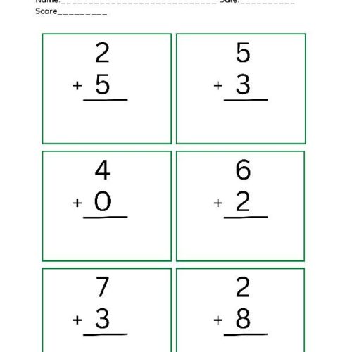 Single Digit Subtraction Worksheets | Adaptive Resources - Classful