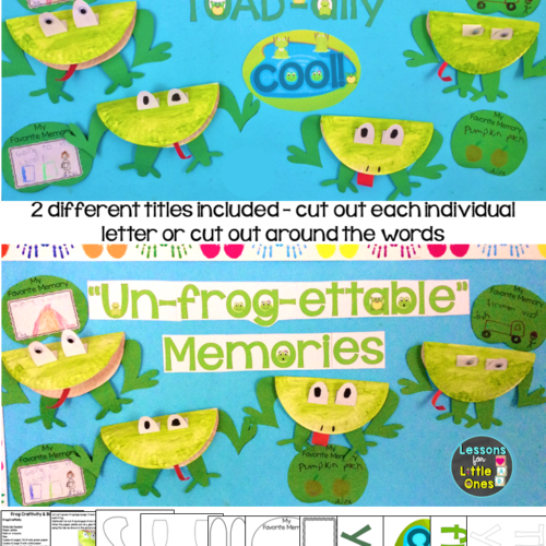 End of the Year Bulletin Board w/ Crafts & Writing 3 Ideas (Frogs, Bees ...