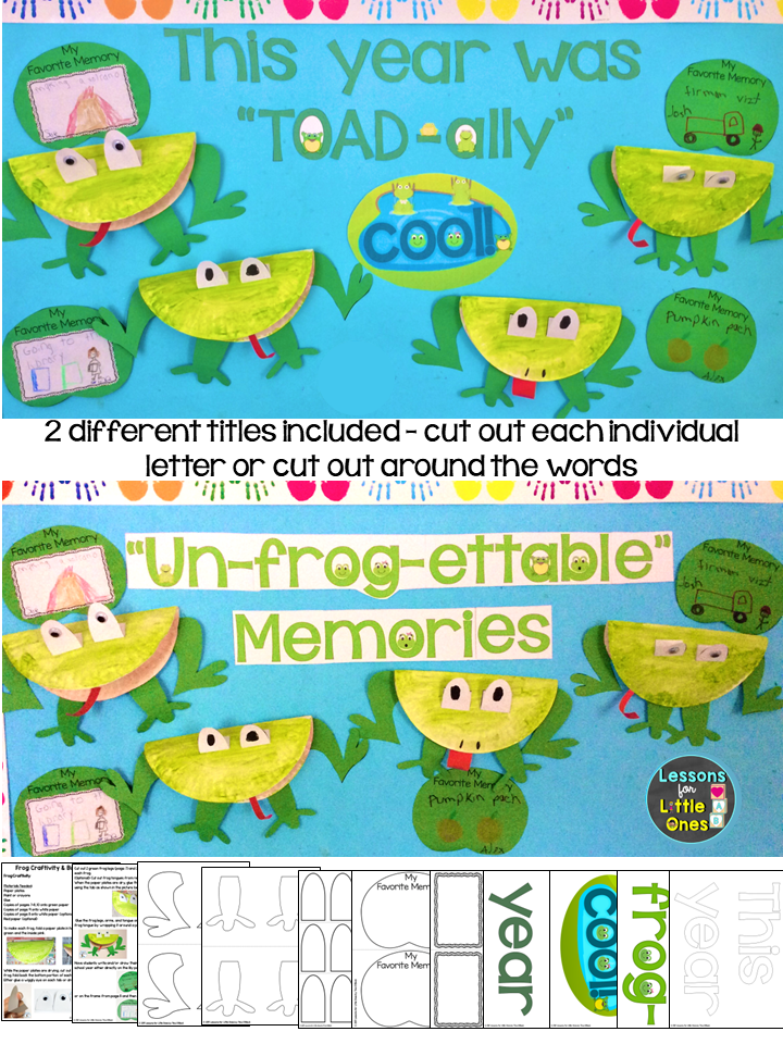 End of the Year Bulletin Board Crafts Writing Prompts Bundle 9 Craft ...