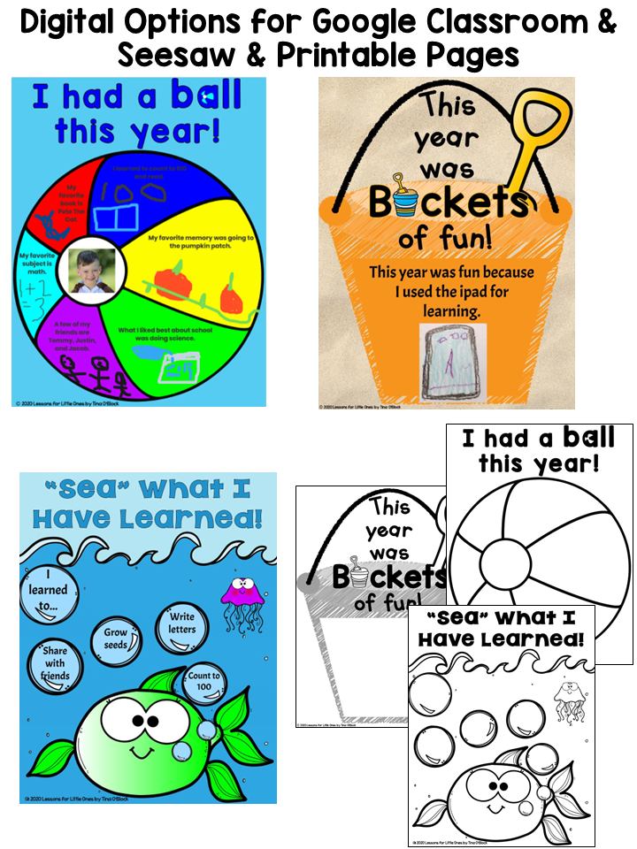 End of the Year Bulletin Board Crafts Writing Prompts Bundle 9 Craft ...