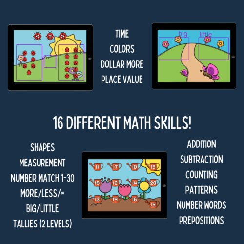 May Basic Math Skills Boom Card Bundle - Classful