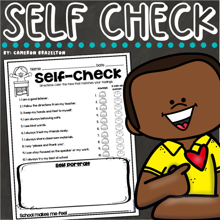 Student Self-Evaluation Reflection Checklist Survey Conferences Primary ...