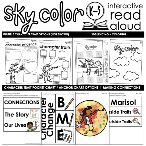 Sky Color by Peter H Reynolds Interactive Read Aloud Activities ...