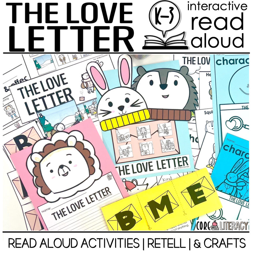 The Love Letter Craft + Interactive Read Aloud | Valentine's Day ...