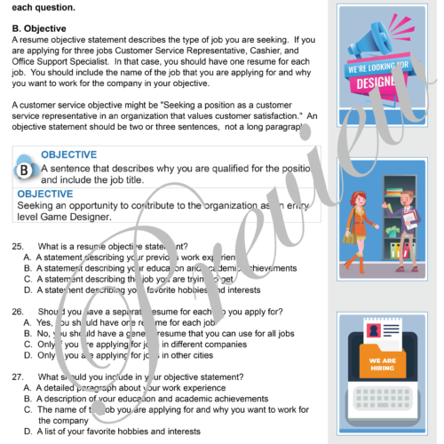 Essential Employment Skills Activity for Teens - How to Write Your ...