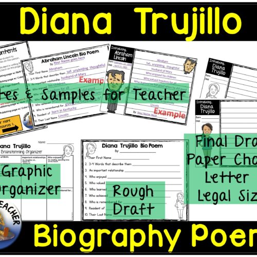 Diana Trujillo Biography Poem Writing Activity - Classful