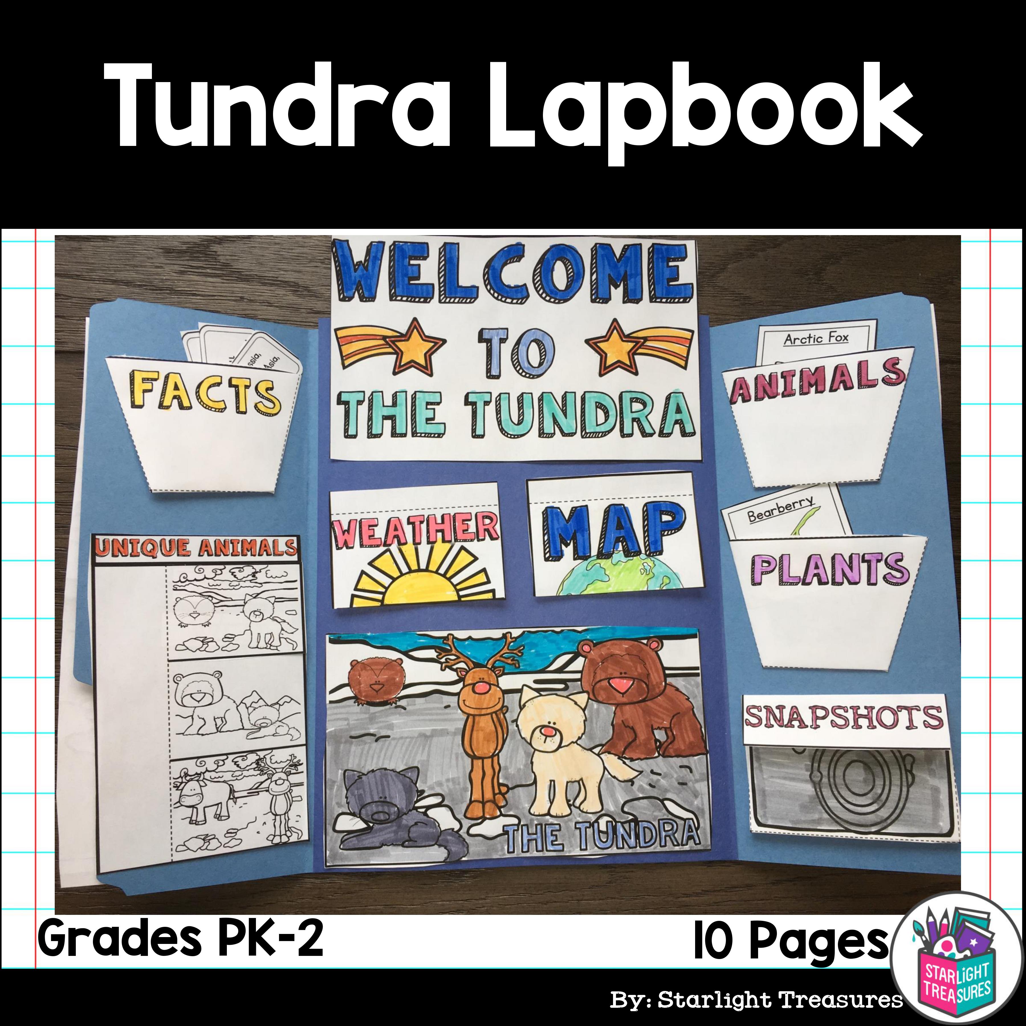Tundra Lapbook for Early Learners - Animal Habitats - Classful