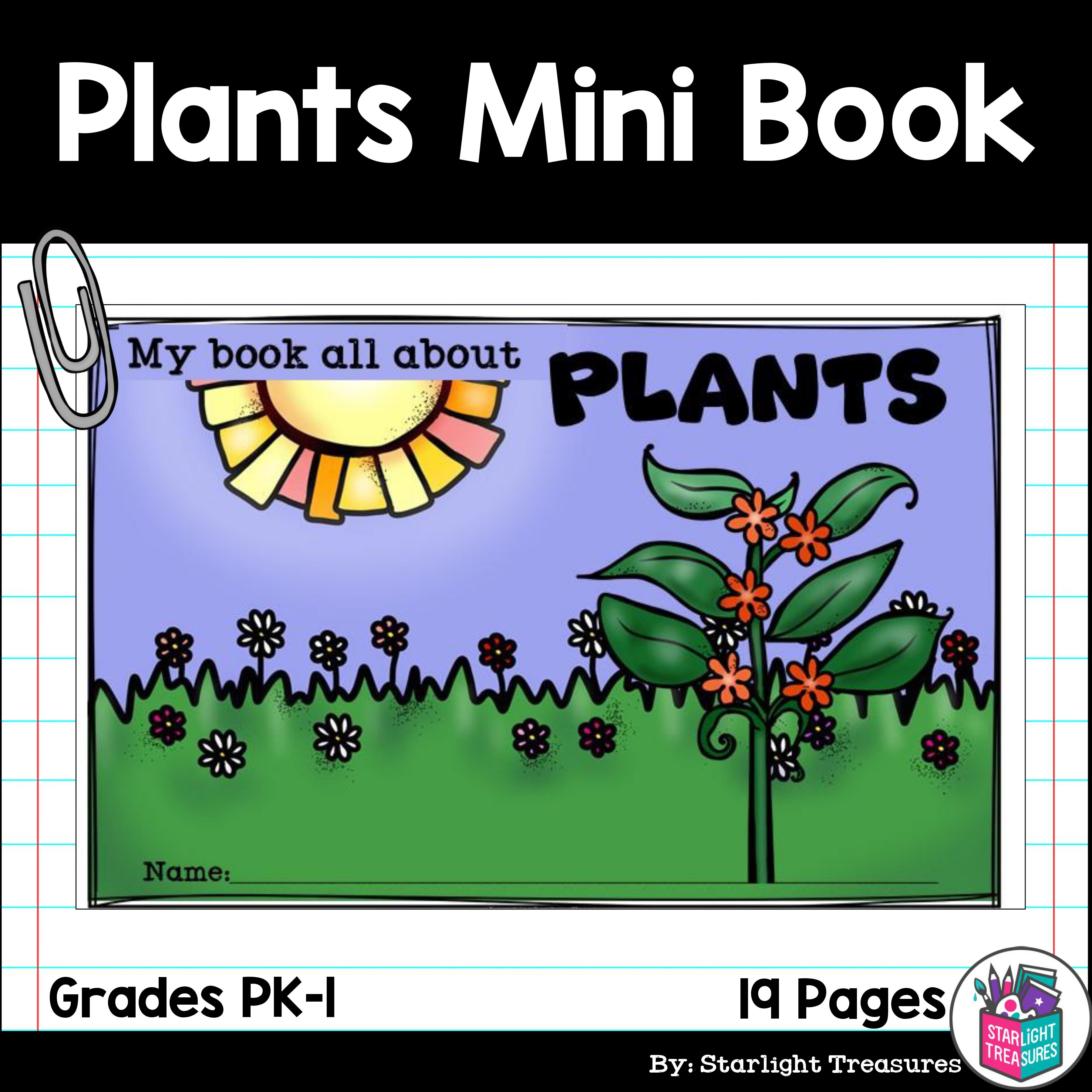 Plants Mini Book for Early Readers- Photosynthesis - Classful
