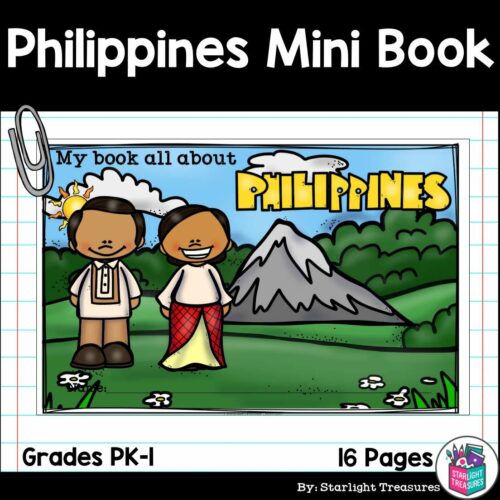 Philippines Mini Book for Early Readers - A Country Study - Classful