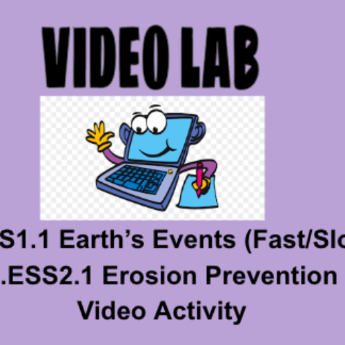 2nd Grade Science Video Lab 2.ESS1.1 2.ESS2.1 Earths Events, Erosion ...