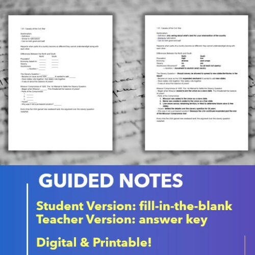 Civil War Lesson Plan | Union & Confederate Resources and Strategies ...