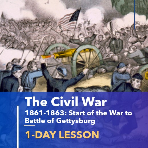 Civil War Lesson Plan | 1861-1863 Major Events, Battles, Antietam and ...