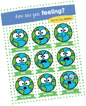 Earth Day Emotions Activities, Games, Worksheets - Classful