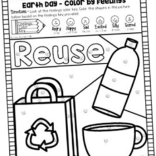 Earth Day Color by Feeling Worksheets - Classful