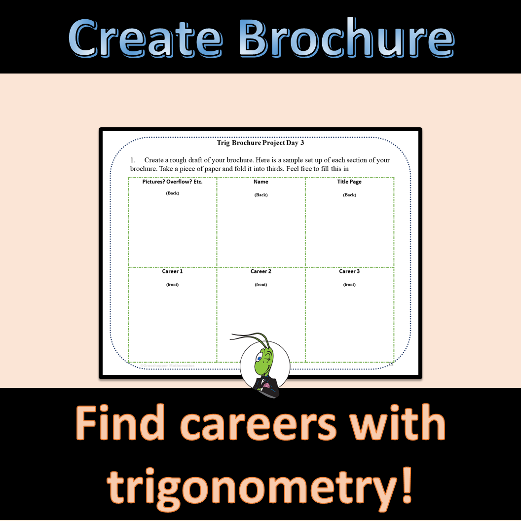 Trigonometry in Careers Brochure Project | Geometry | EDITABLE - Classful