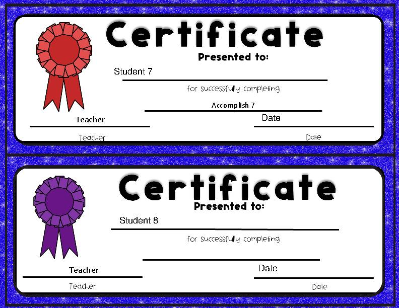 End of the Year Certificates (Awards) Editables - Classful