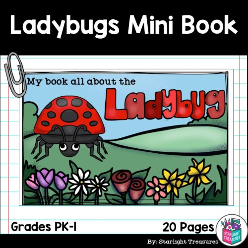 Ladybugs Mini Book for Early Readers - Animal Study - Classful