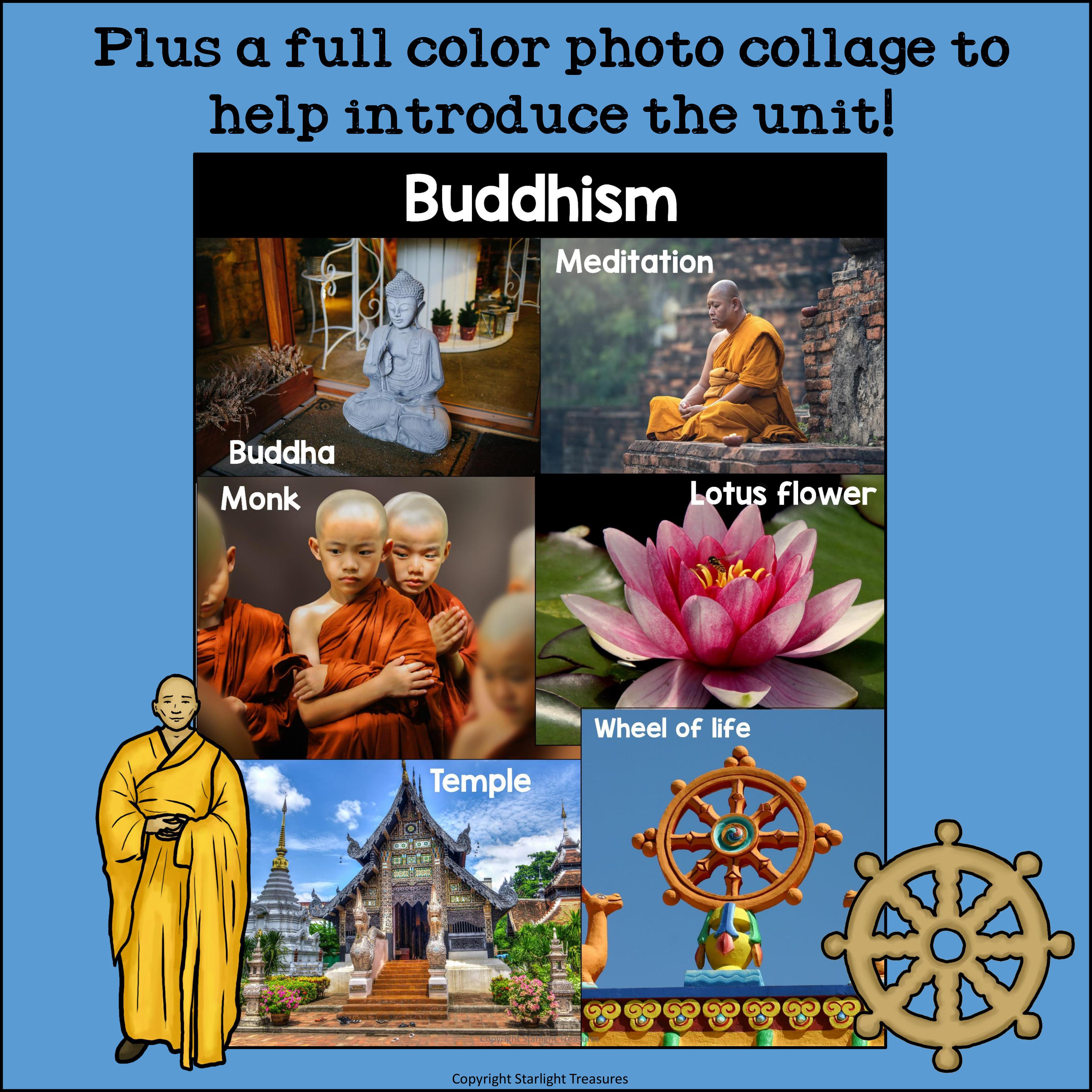 Buddhism Mini Book for Early Readers- World Religions - Classful
