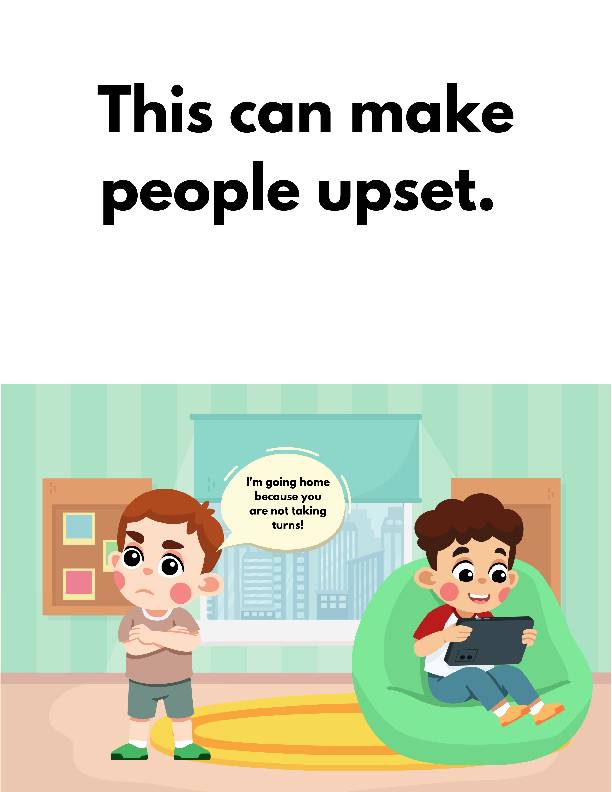 Taking Turns- A social story for those who struggle waiting for their ...