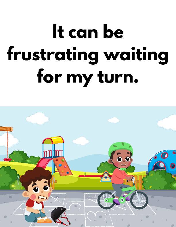 Taking Turns- A social story for those who struggle waiting for their ...