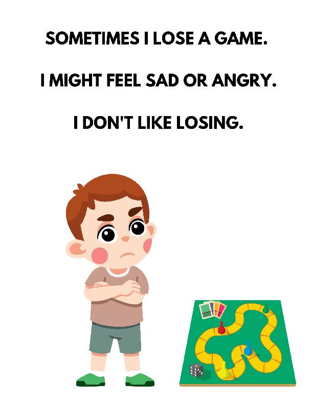 It's OK If I Don't Win - A social story for those who struggle ...