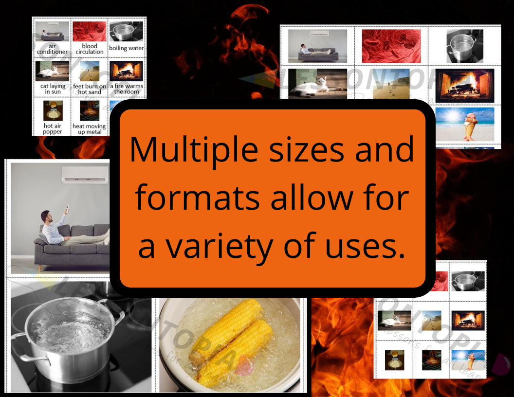 Conduction Convection Radiation | Heat Transfer | Card Sort - Classful