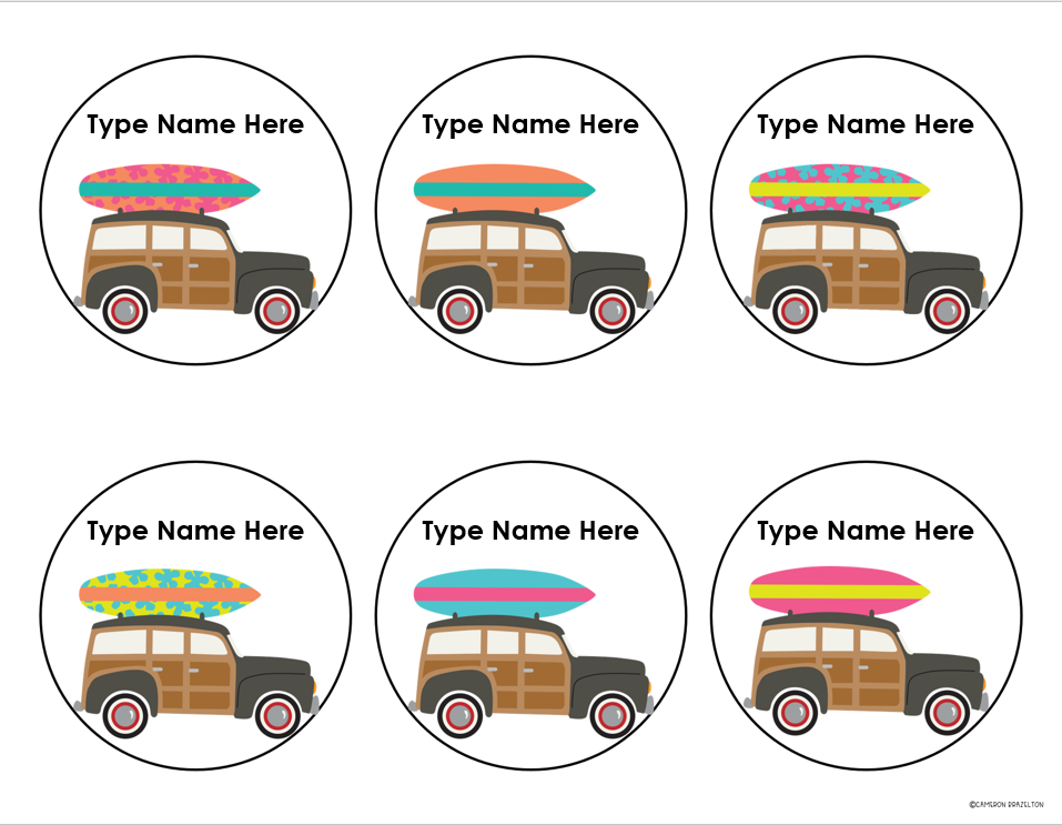 End of the Year Door Display Bulletin Board Surfing Surfboard Theme ...