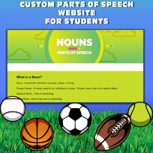 Field Day Mad Lib / Sports Day (Parts of Speech Activity) All Digital ...