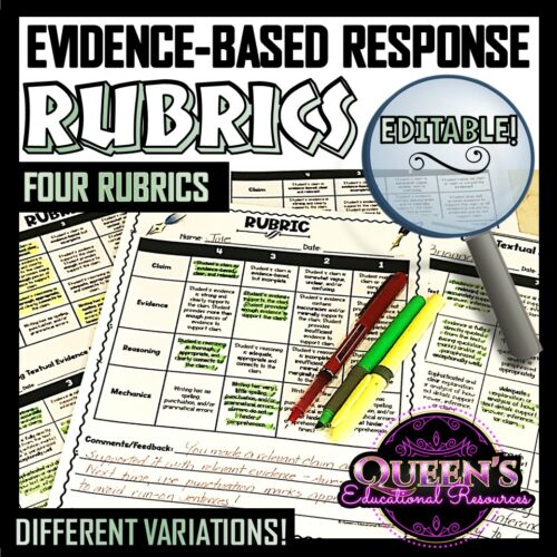 Evidence-based Response Rubrics, Citing Evidence Rubrics - Classful