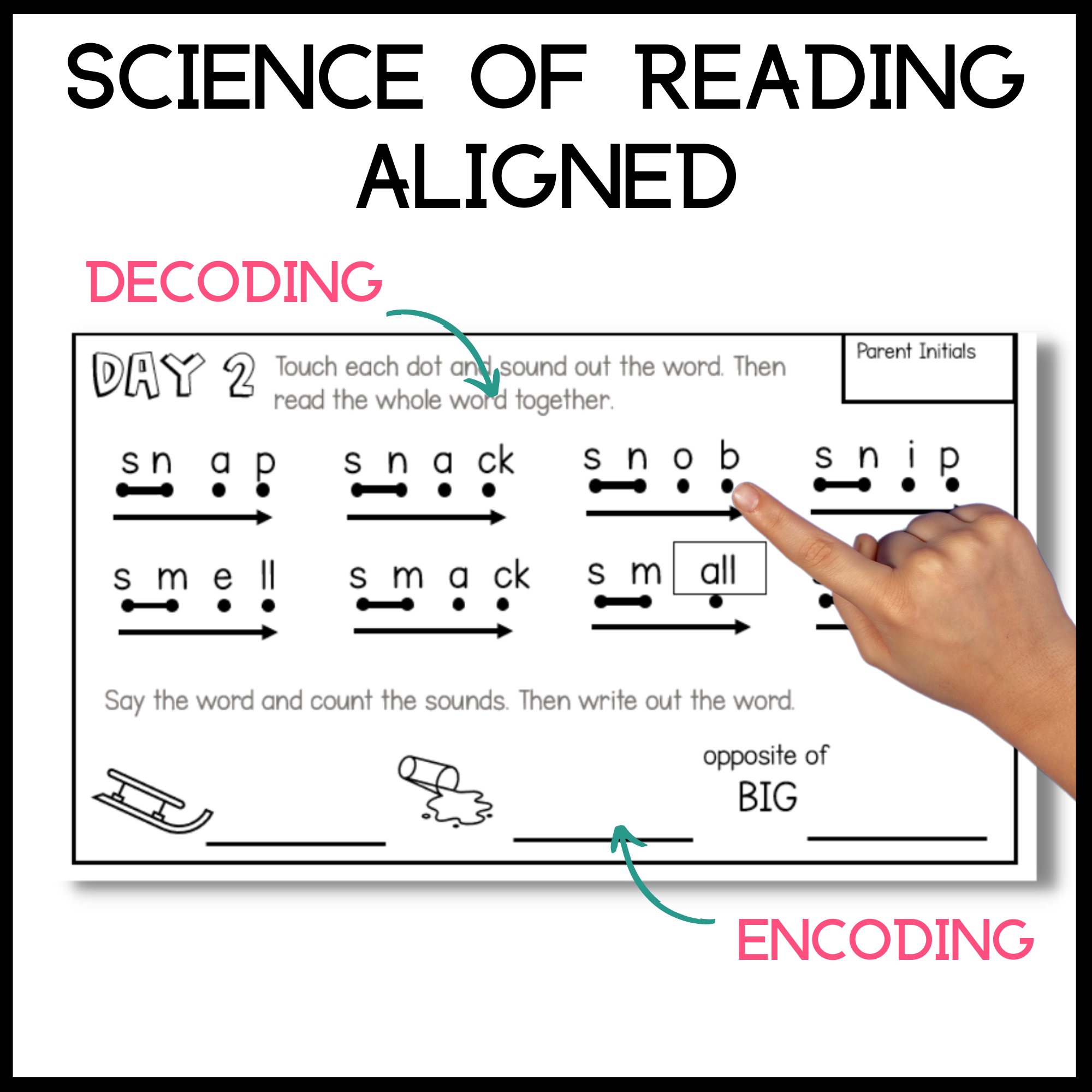 Beginning S Blends Decoding Practice & Fluency Homework - Classful