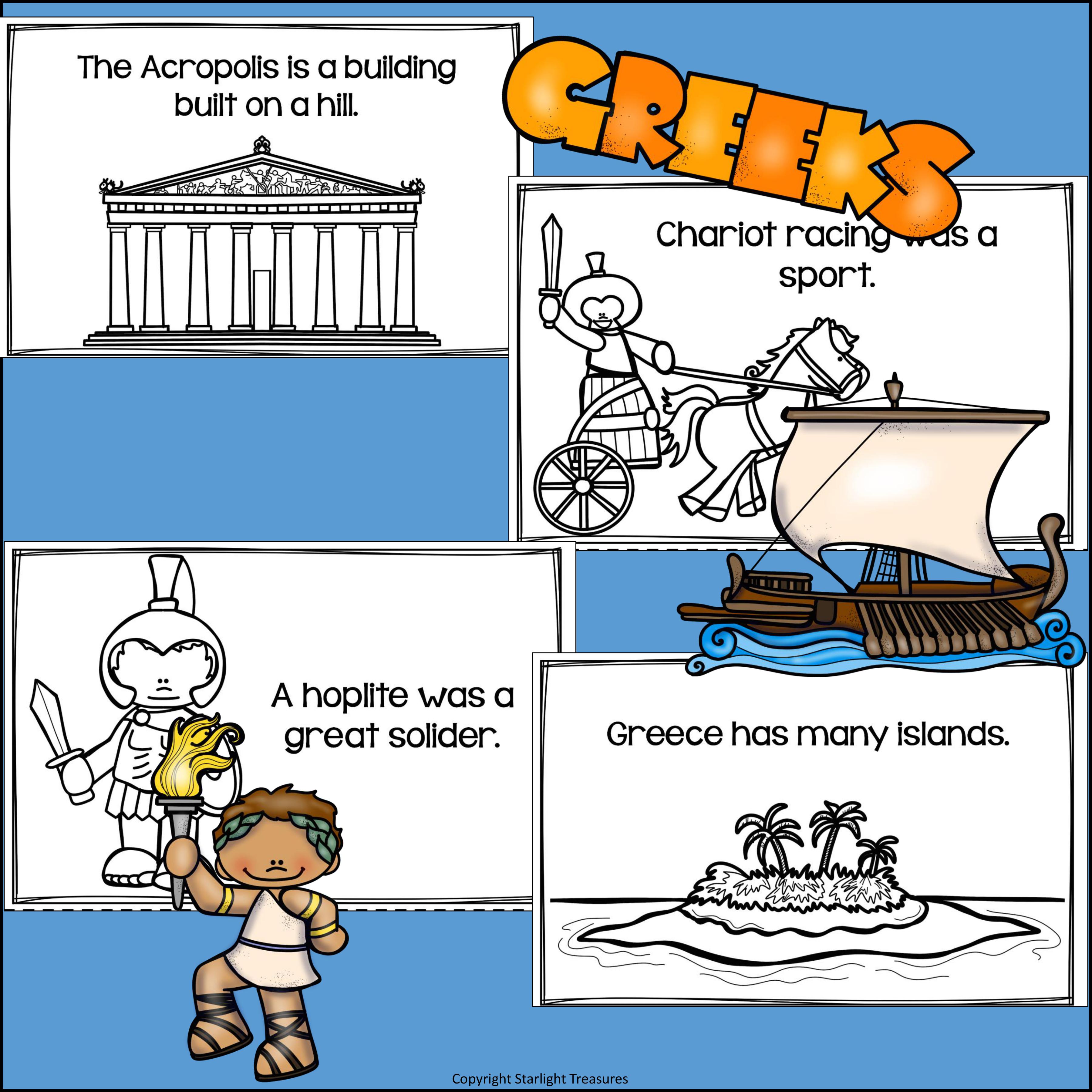 Ancient Greece Mini Book for Early Readers - Ancient Civilizations ...