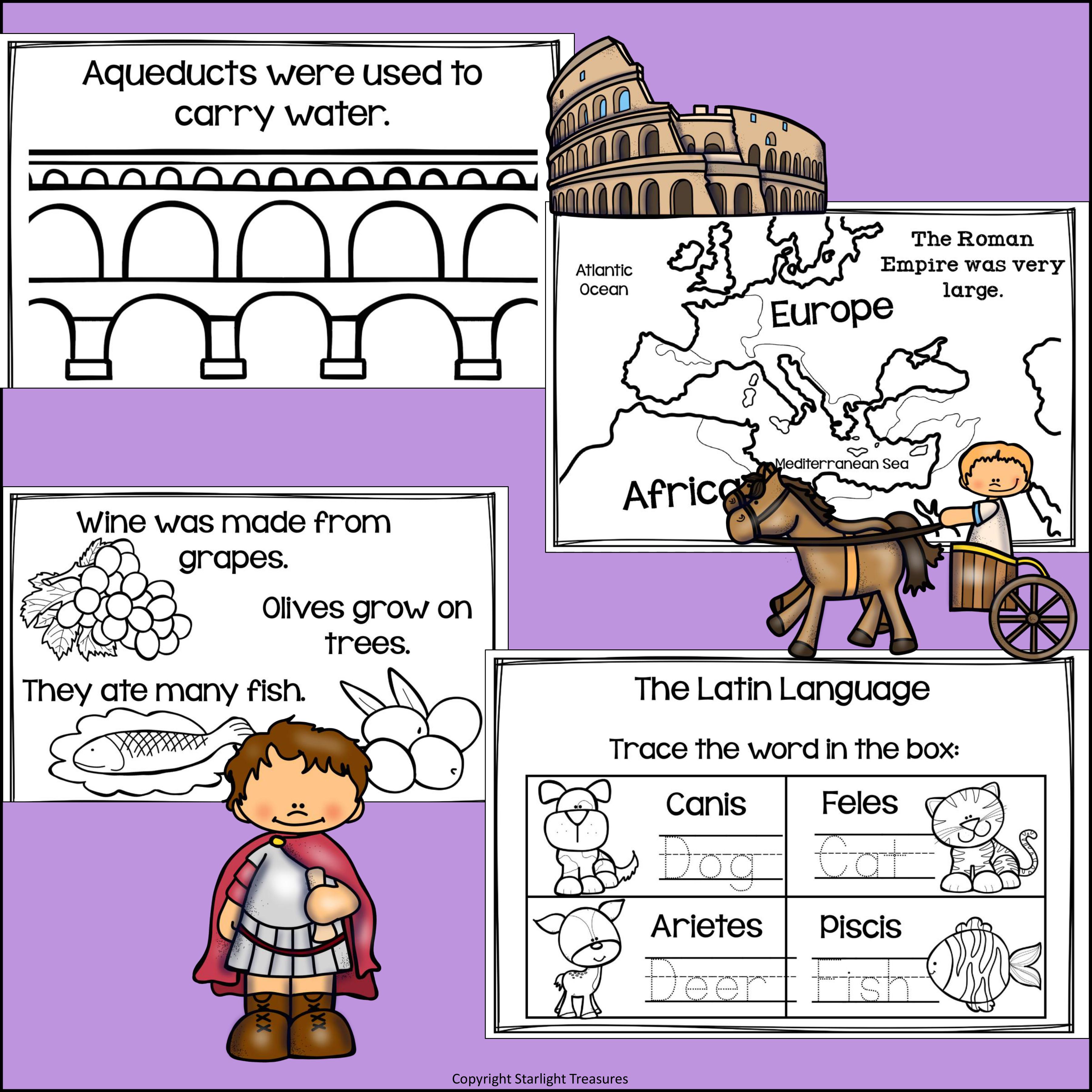 Ancient Rome Mini Book for Early Readers - Ancient Civilizations ...