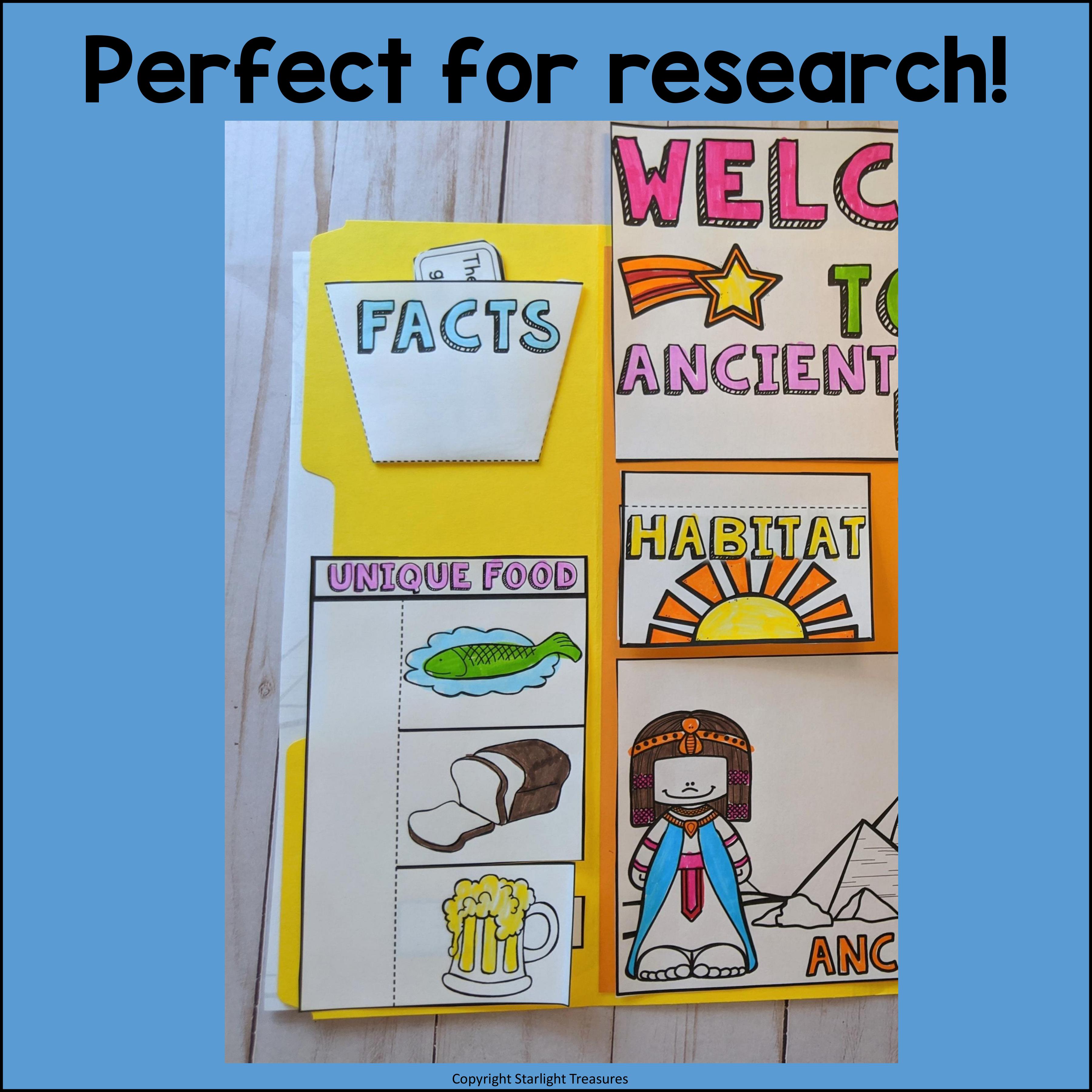 Ancient Egypt Lapbook for Early Learners - Ancient Civilizations - Classful