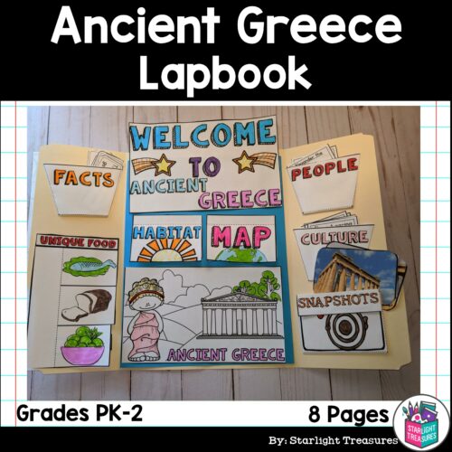 Ancient Greece Lapbook for Early Learners - Ancient Civilizations ...
