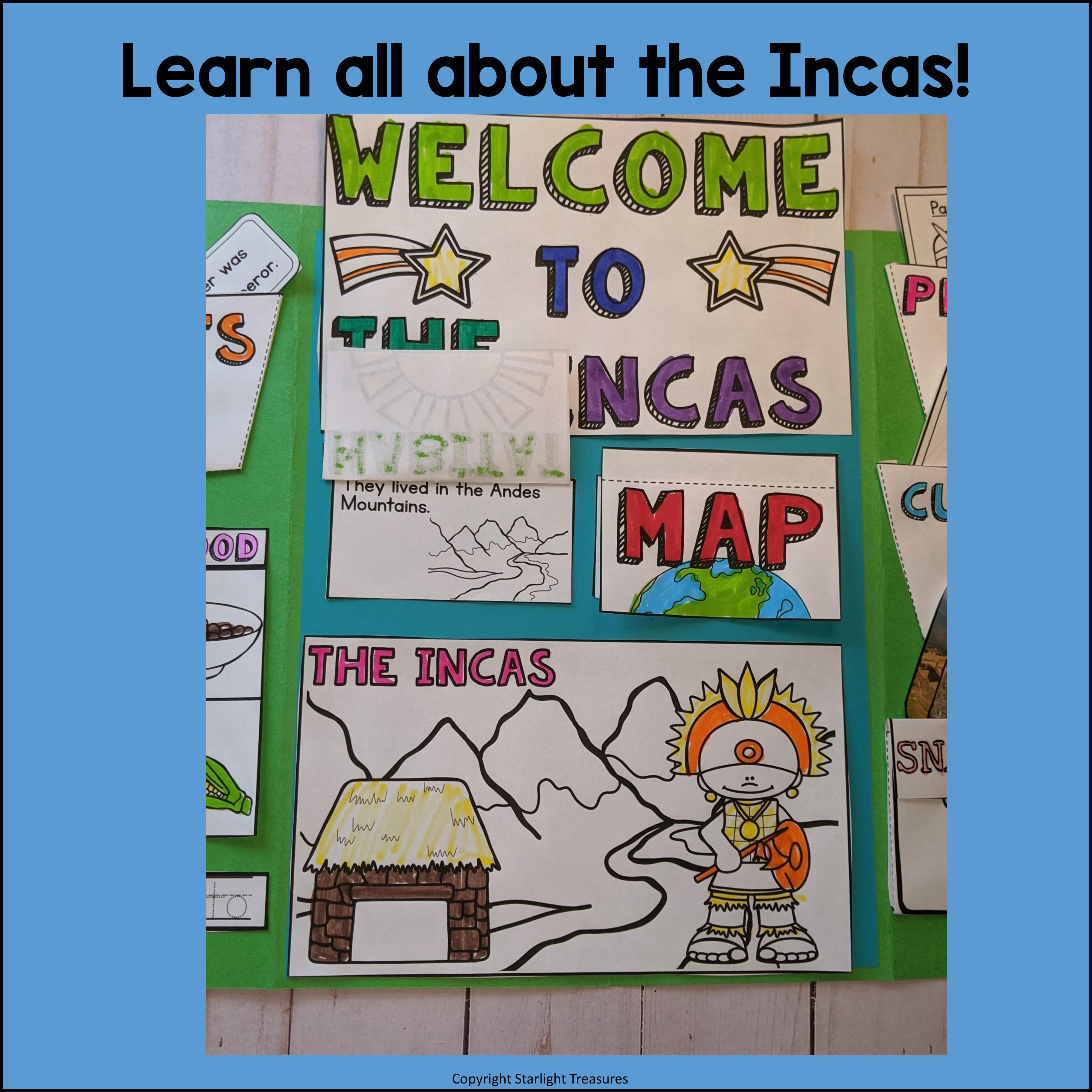 Inca Lapbook for Early Learners - Ancient Civilizations - Classful