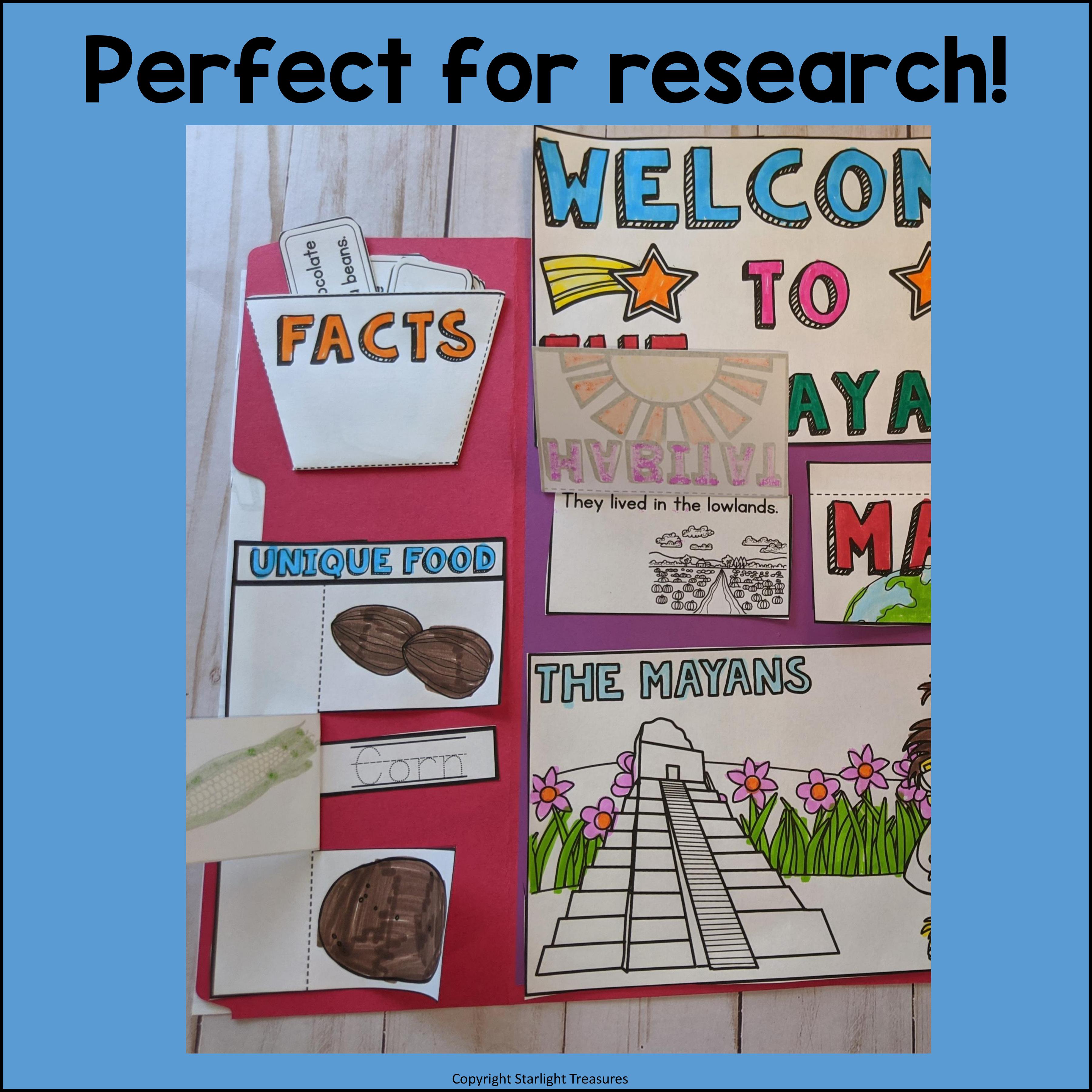 Mayan Lapbook for Early Learners - Ancient Civilizations - Classful