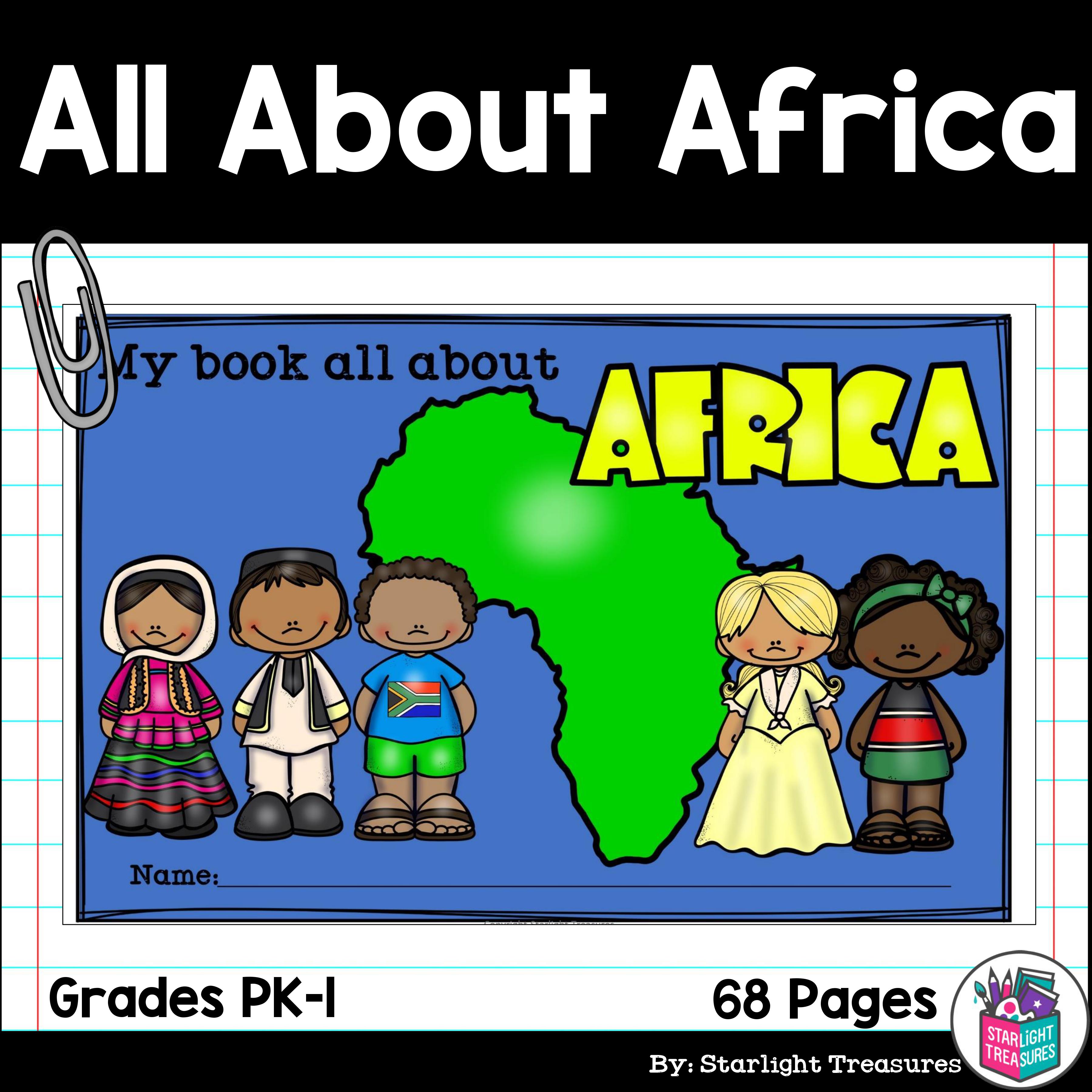 All About Africa Complete Unit with Activities for Early Readers - Classful