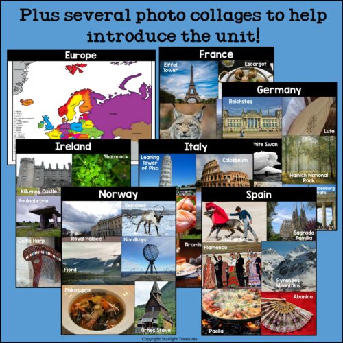 All About Europe Complete Unit with Activities for Early Readers - Classful
