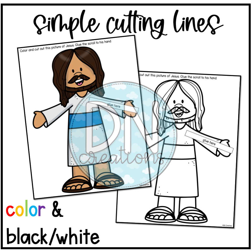 Luke 4-18-19 Bible Craft l Jesus Rejected in Nazareth | Jesus Rejected ...