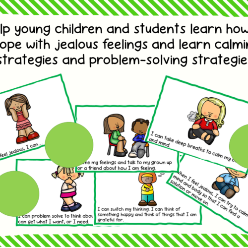 Jealousy Social Skills Story and Visuals - Classful